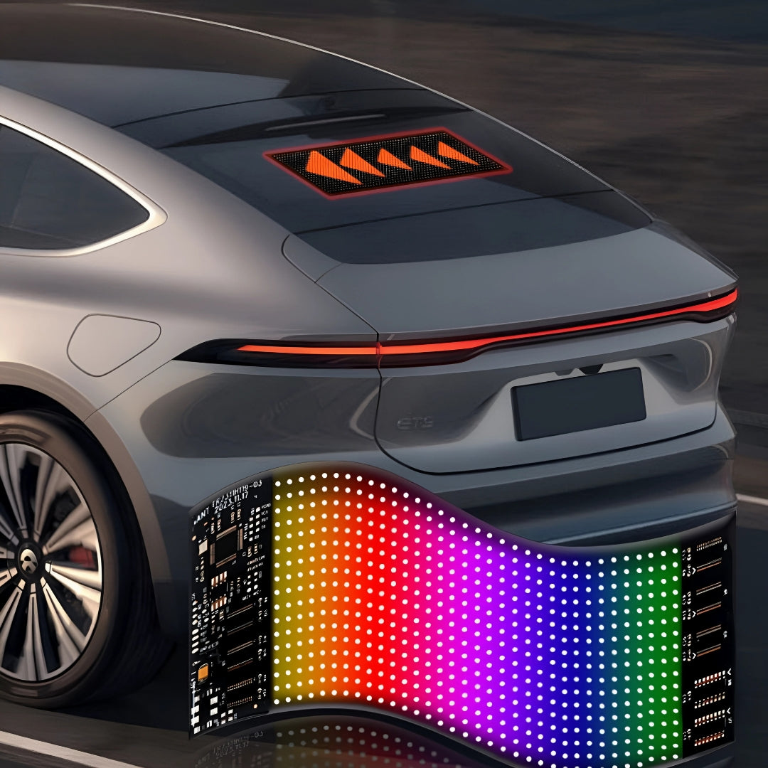 FlexiScreen | Dynamischer LED-Bildschirm für Fahrzeuge – Wonder Sparks DE